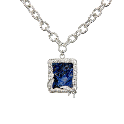 GUDSGAVE女蛇画框项链