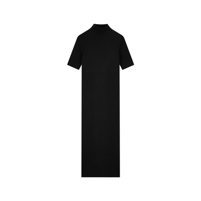 440ME修身半高领针织连衣裙