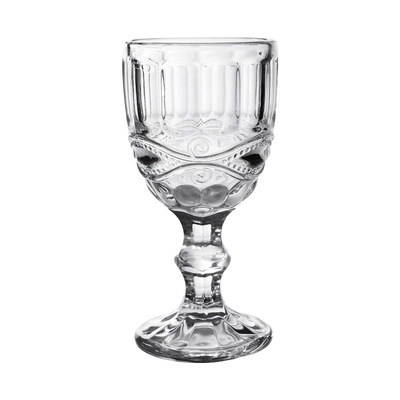 中式玻璃60ml白酒杯刻花烈酒杯