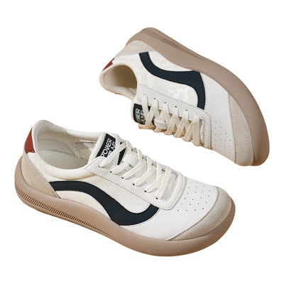 时尚透气宽头运动休闲板鞋男