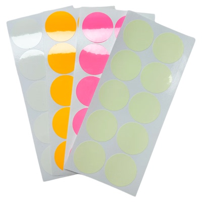 精雕彩色夜光圆点荧光星星贴纸儿童卧室装饰墙贴防水自发光帖定制