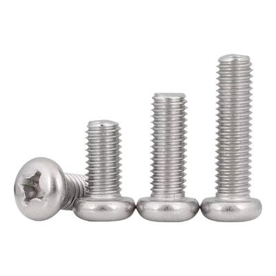 304不锈钢十字圆头小螺钉加长M10