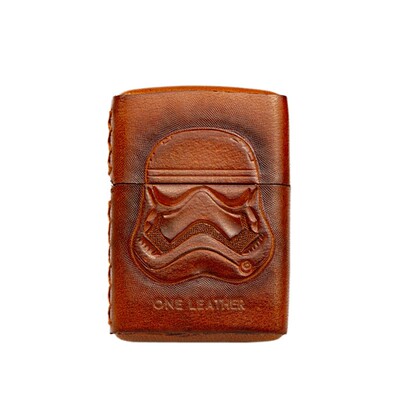 老式煤油打火机一皮真皮送礼创意