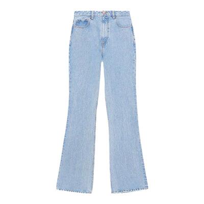 GANNI休闲裤高腰牛仔裤女装