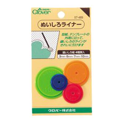 日本进口CLOVER可乐工具  缝份圈 圆形描线轮 57-489