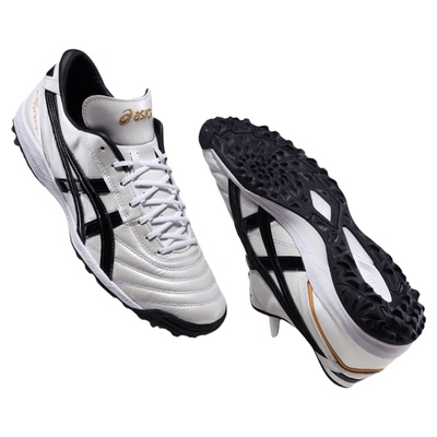 Asics亚瑟士C3足球鞋男全袋鼠皮TF碎钉成人高端缓震1113A032-100