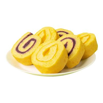 佑儿圆紫薯小卷儿童早餐毛巾卷独立无麸质生产线赠婴幼儿辅食食谱