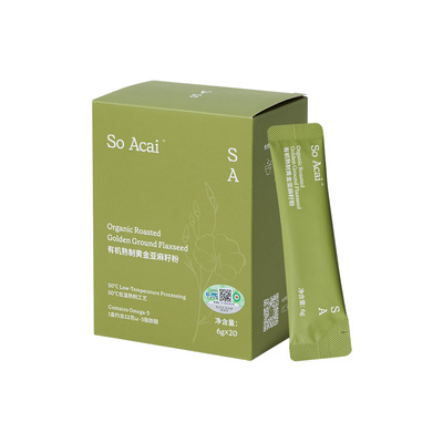 SoAcai纯亚麻籽粉有机熟制即食