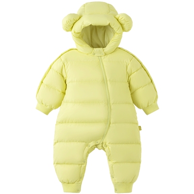 papa冬季轻薄羽绒连体衣