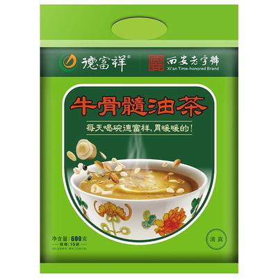 德富祥早餐粉牛骨髓油茶600g果仁