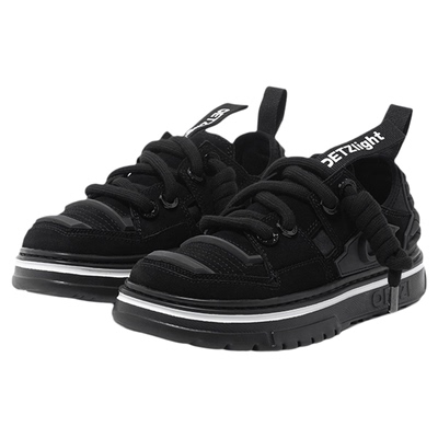 OETZI冰人奥兹厚底休闲鞋女秋冬低帮运动鞋男舒适透气丑萌鞋时尚