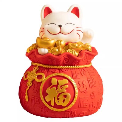 招财猫大容量储蓄罐|万人加购