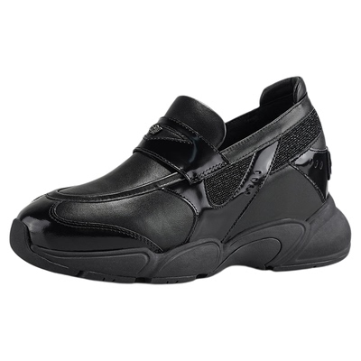 艾今25新款8.5cm增高动感乐福鞋