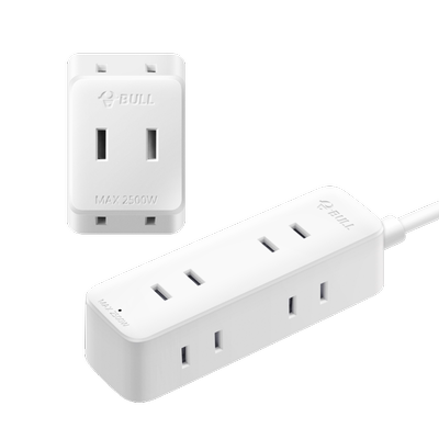 公牛插座两极迷你智能2孔插排