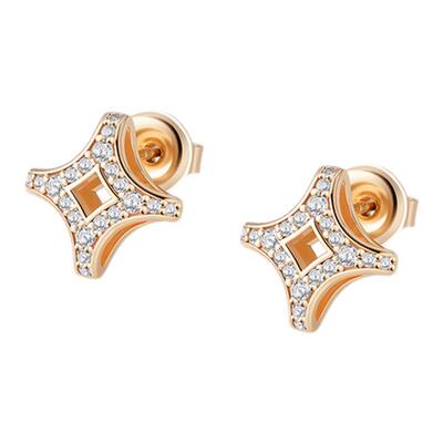 王子文同款2025新款北极星耳钉