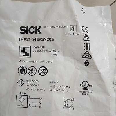 议价sick西克接近开关IMF12-04BPSNC0S电感式传感