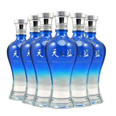 洋河天之蓝52度绵柔型白酒整箱