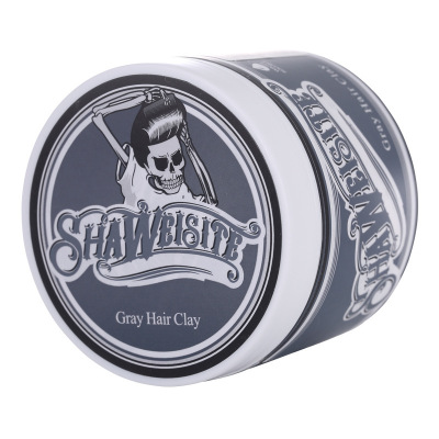 奶奶灰发泥一次性染色发蜡