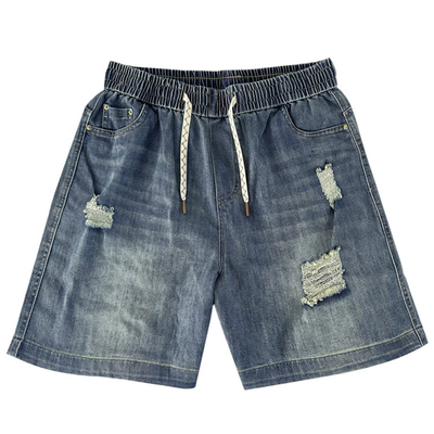 小个子显高百搭休闲破洞牛仔短裤