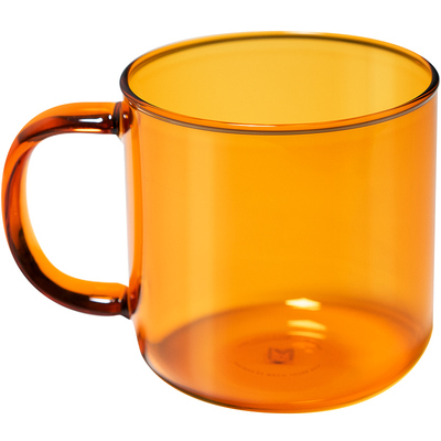 MAVO玻璃咖啡杯 马克杯 带把ins风琥珀色粉红透明创意个性复古