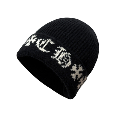 大头围针织帽女2025新款毛线帽