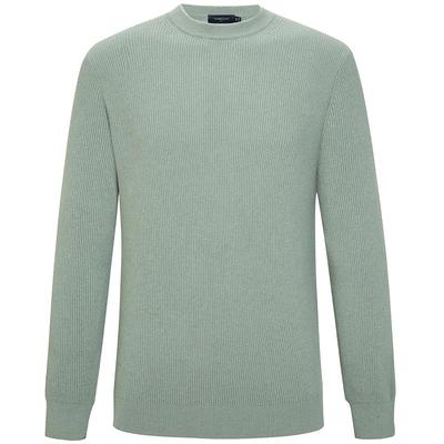 东博利尼绿灰色羊绒衫