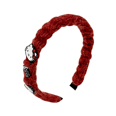 女童针织毛绒发箍女孩不勒头头箍