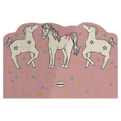 卡通小马入户门地垫丝圈防滑耐脏