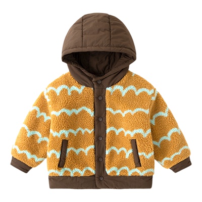 【全码A类】儿童连帽外套加绒赞