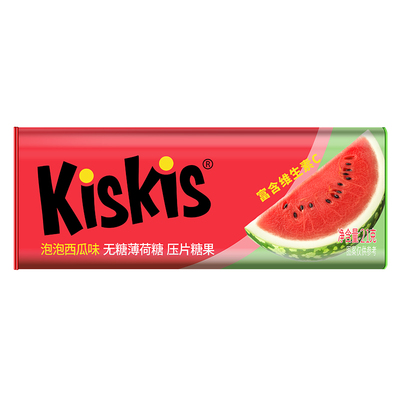 kiskis小罐装无糖薄荷糖