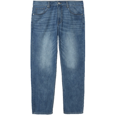 杰克琼斯凉感锥形猫须牛仔裤