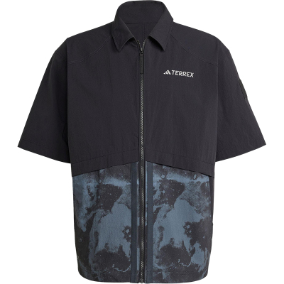 Adidas/阿迪达斯正品夏季男士宽松防晒运动短袖衬衫JD5947