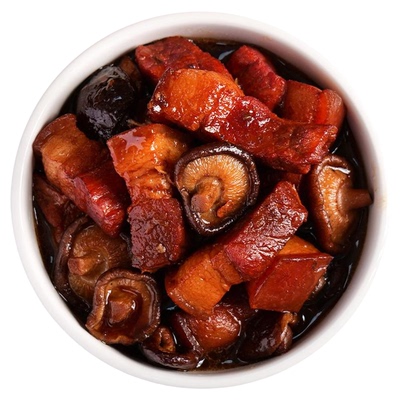 粮农星厨香菇红烧肉200g商用快餐煲仔盖浇饭加热即食冷冻预制菜