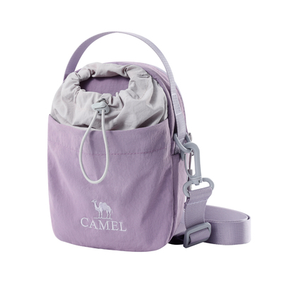 骆驼斜挎包时尚轻便户外徒步单肩斜挎手机包女包便携轻量化水壶包