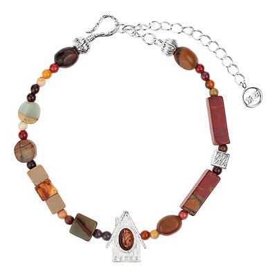 SERENESS所若 晚安小屋毕加索红松石手链 原创小众设计高级感默叙