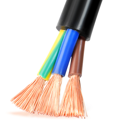 纯铜rvv2345芯3+1电源软电缆线