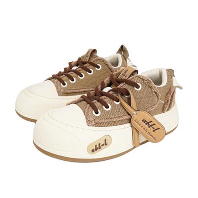 ABT-L情侣小白鞋帆布鞋子