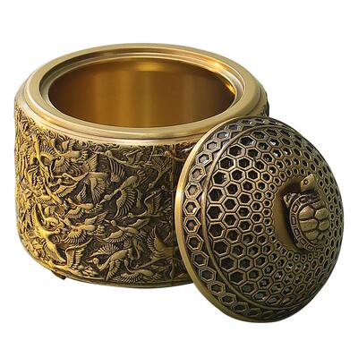 宽和千鹤铜香炉家用室内