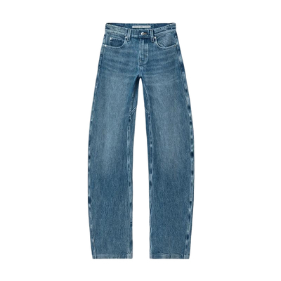 【早春新品】Alexander Wang亚历山大王 女士低腰接裆牛仔裤 迷衣