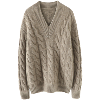 金贝绒高端100%纯山羊绒衫