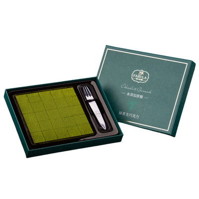 法布朗生巧巧克力礼盒纯可可脂抹茶白巧未添加蔗糖送女友生日礼物