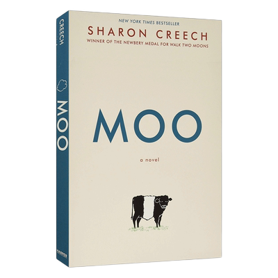 英文原版 Moo 奶牛眸哞叫 青少年小说 纽伯瑞金奖作者Sharon Creech 英文版 进口英语原版书籍
