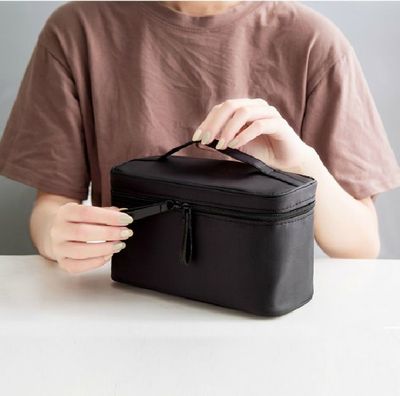 时尚大容量化妆品化妆包手提式行李箱刷洗漱批发旅行收纳彩妆笔