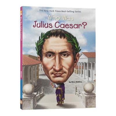 英文原版 Who Was JULIUS CAESAR 谁是凯撒大帝 皇帝君王系列 英文版 进口英语原版书籍