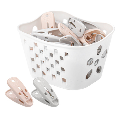 茶花塑料晾衣架防风晾晒