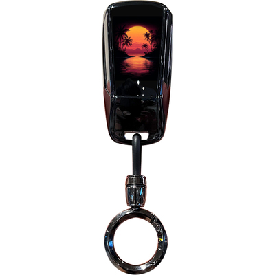 椰树夕阳~奥迪新款钥匙套