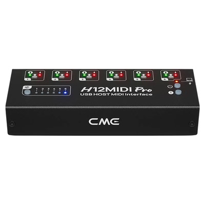 CME H12MIDI Pro USB HOST处理多台MIDI硬件乐器信号路由器集线器