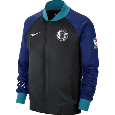 Nike/耐克官方正品Dri-FIT NBA布鲁克林篮网队男士夹克FB3498-010