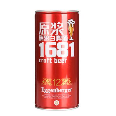 1681精酿原浆白啤酒1升*6桶礼盒