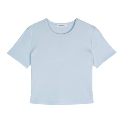 匹马棉舒适时髦截短款T恤